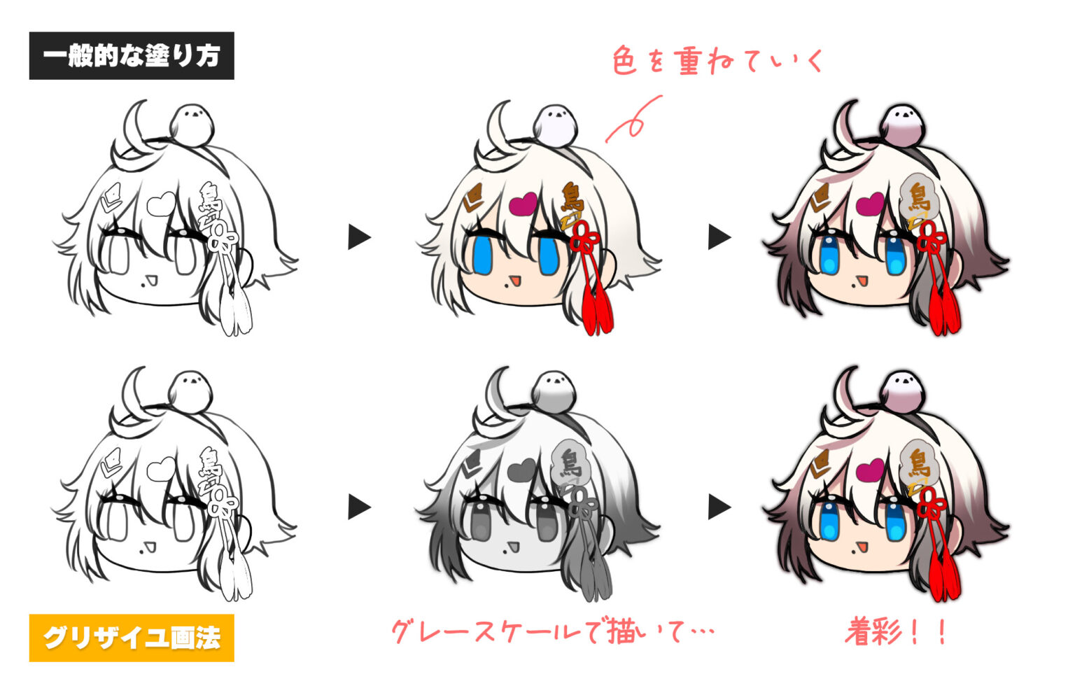 【プロ絵師が解説！】初心者でもわかるグリザイユ画法！